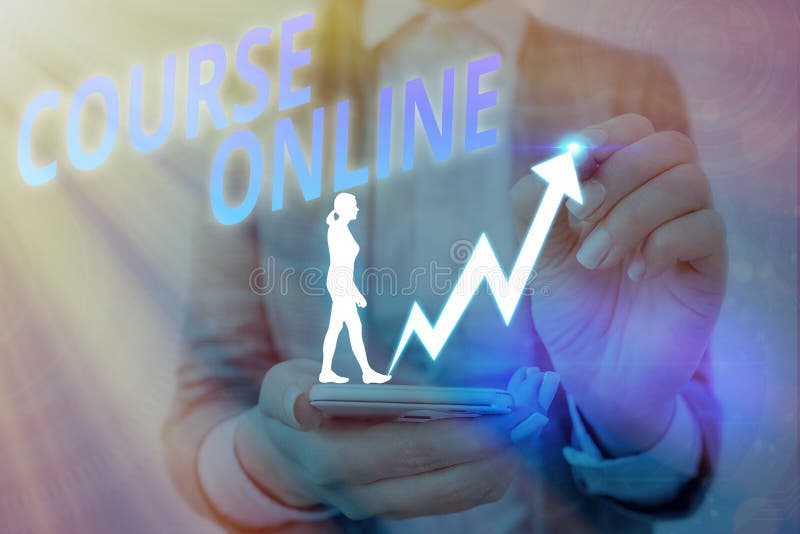 Handwriting Text Writing Course Online. Concept Meaning ELearning ...