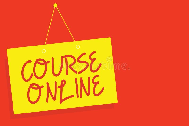 Handwriting Text Writing Course Online. Concept Meaning ELearning ...