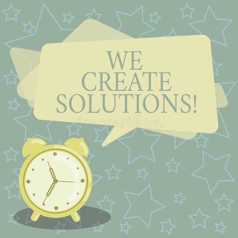 Handwriting Text Writing we Create Solutions. Concept Meaning Way To ...