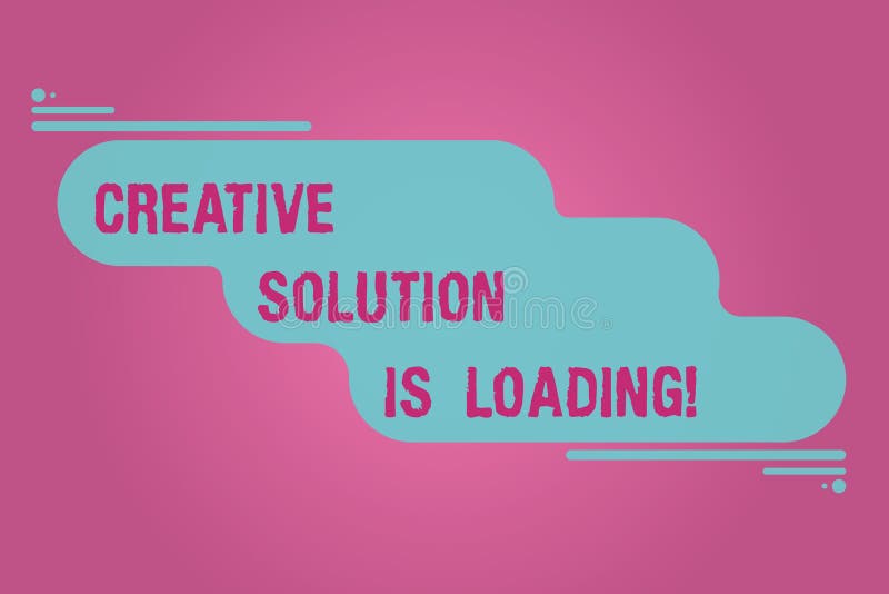 Solution is Loading - Vector Illustration Stock Vector - Illustration ...