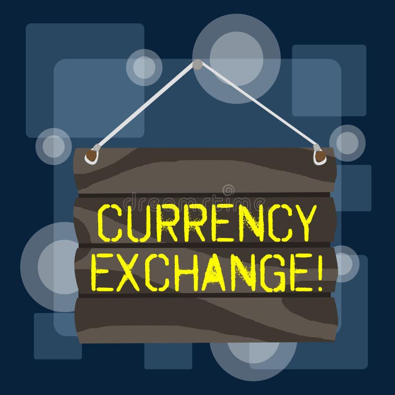 Handwriting Text Writing Currency Exchange. Concept Meaning Rate at ...