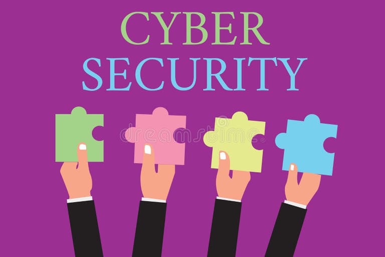 Handwriting Text Writing Cyber Security. Concept Meaning Protect a ...