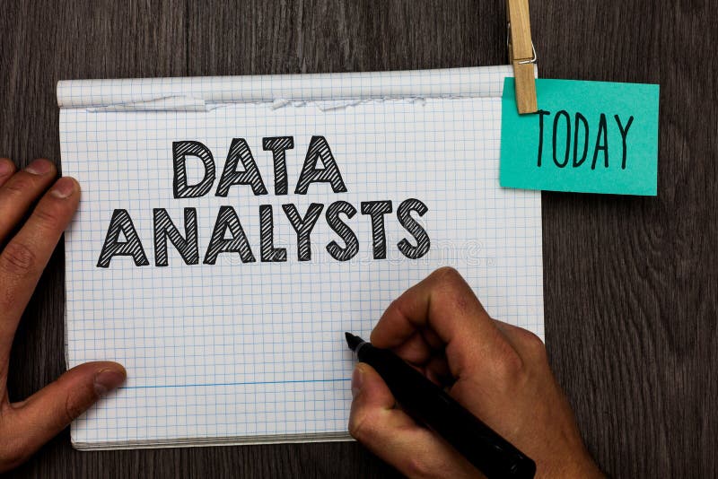 Handwriting Text Writing Data Analysts Concept Meaning Programmer