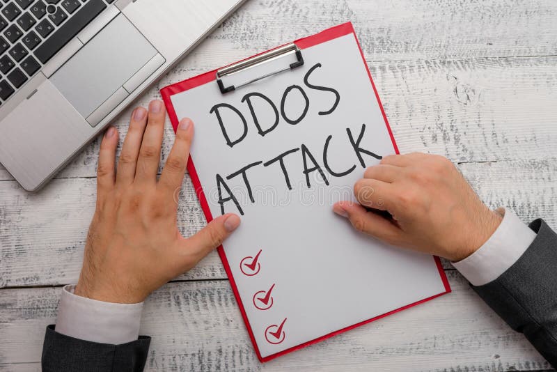 Handwriting Text Writing Ddos Attack. Concept Meaning Perpetrator Seeks ... Handwriting Text Writing Ddos Attack. Concept Meaning Perpetrator Seeks ...