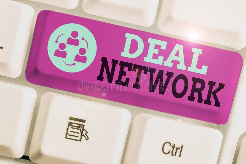 Handwriting Text Writing Deal Network. Concept Meaning Platform for ...