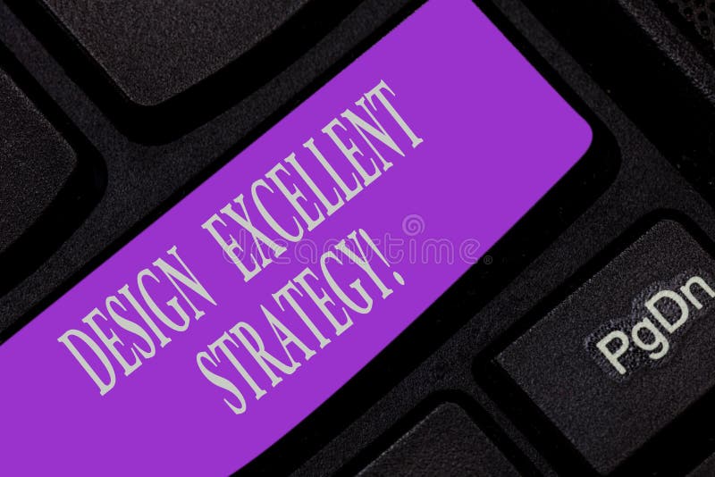 Handwriting Text Writing Design Excellent Management. Concept Meaning ...