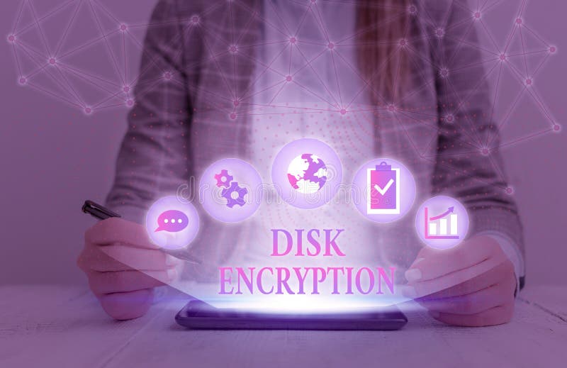 Handwriting Text Writing Disk Encryption. Concept Meaning the Security ... Handwriting Text Writing Disk Encryption. Concept Meaning the Security ...