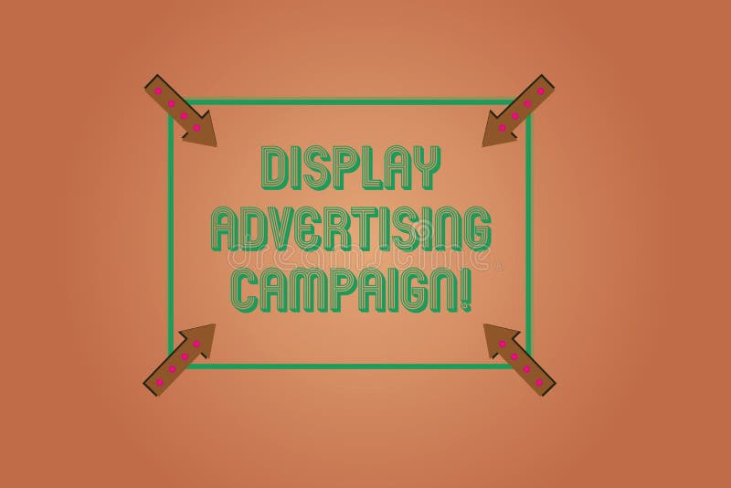 Handwriting Text Writing Display Advertising Campaign. Concept Meaning ...