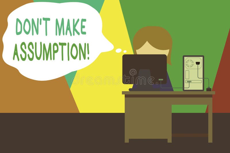 Handwriting Text Writing Don T Make Assumption. Concept Meaning ... Handwriting Text Writing Don T Make Assumption. Concept Meaning ...