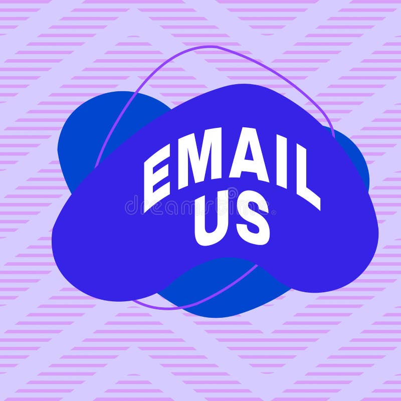 Handwriting Text Writing Email Us. Concept Meaning Sending a Commercial ...