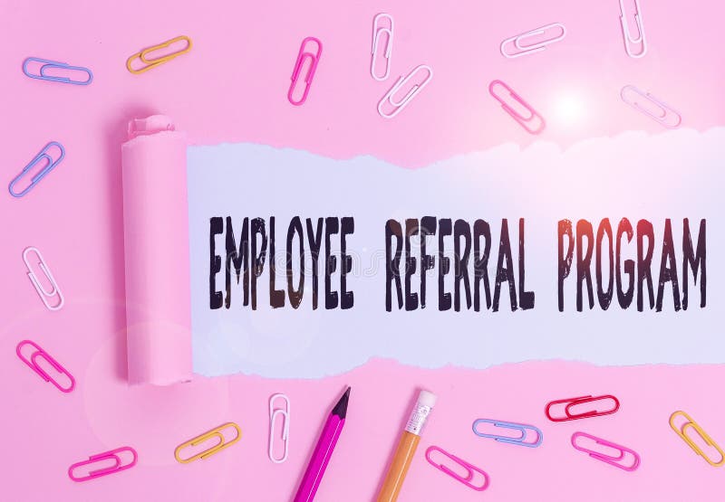 Handwriting Text Writing Employee Referral Program. Concept Meaning ... Handwriting Text Writing Employee Referral Program. Concept Meaning ...