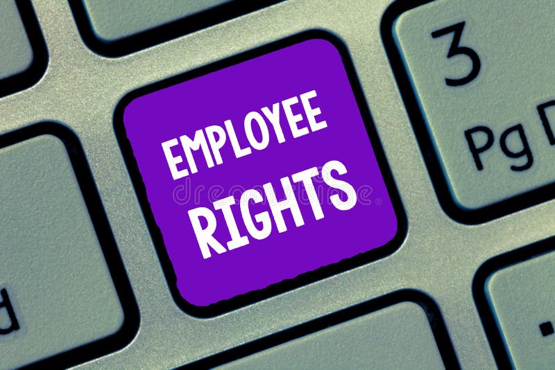Handwriting Text Writing Employee Rights. Concept Meaning All Employees ...