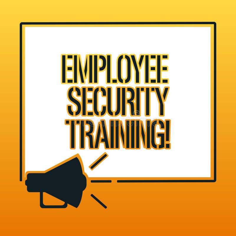Security Training Text Quote on a Banner Stock Illustration ...
