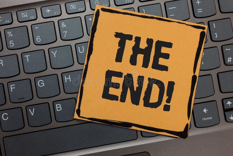 Handwriting Text Writing the End Motivational Call. Concept Meaning ... Handwriting Text Writing the End Motivational Call. Concept Meaning ...