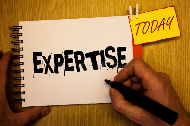 Handwriting Text Writing Expertise. Concept Meaning Expert Skill or ...