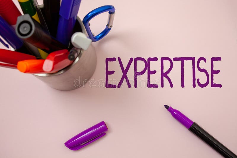 Handwriting Text Writing Expertise. Concept Meaning Expert Skill or ...