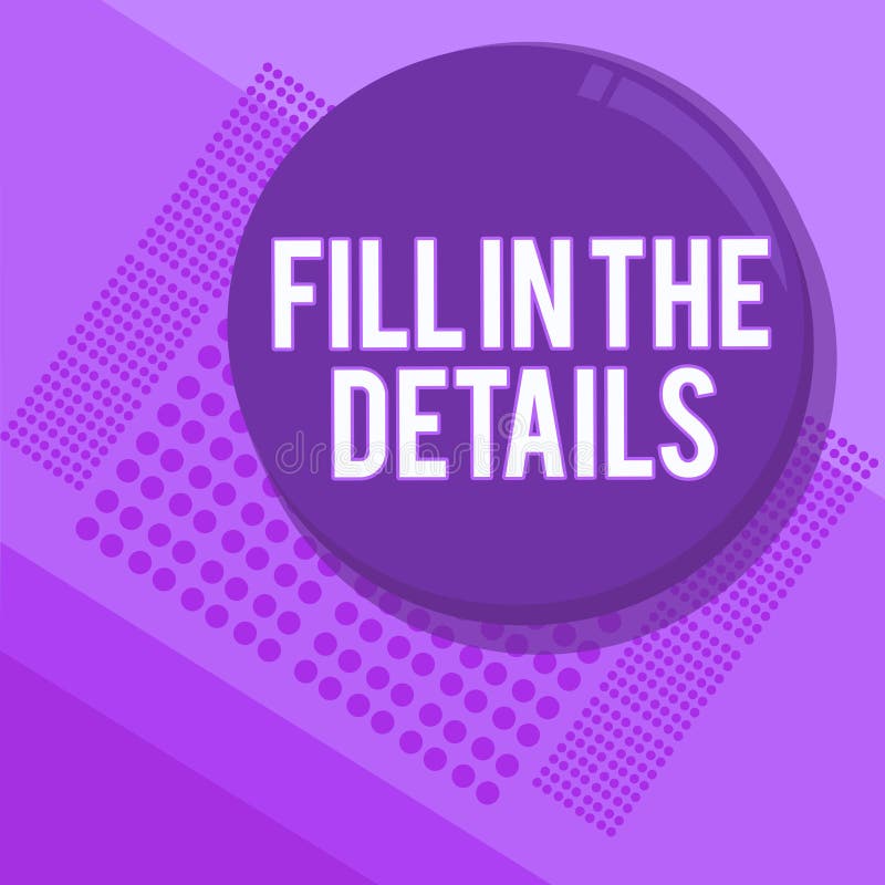 Handwriting Text Writing Fill in the Details. Concept Meaning Add ...