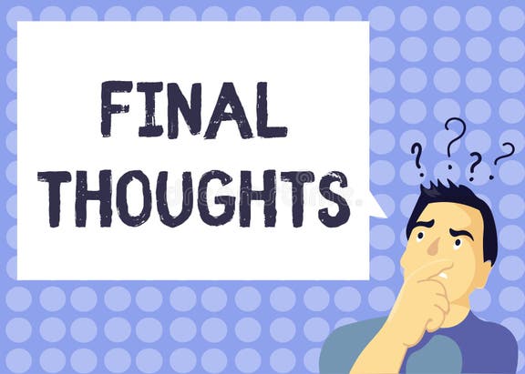 Final Thoughts Stock Illustrations – 289 Final Thoughts Stock ...