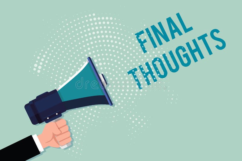 Handwriting Text Writing Final Thoughts. Concept Meaning Conclusion ...