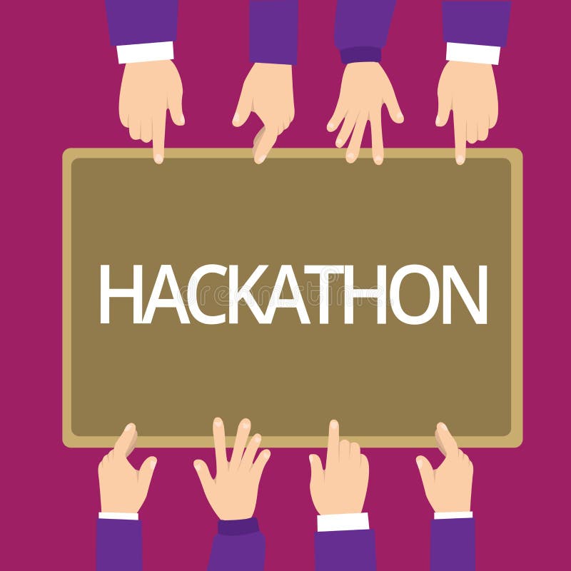 HACKATHON Concept With Icons And Signs Stock Vector - Illustration of ... HACKATHON Concept With Icons And Signs Stock Vector - Illustration of ...