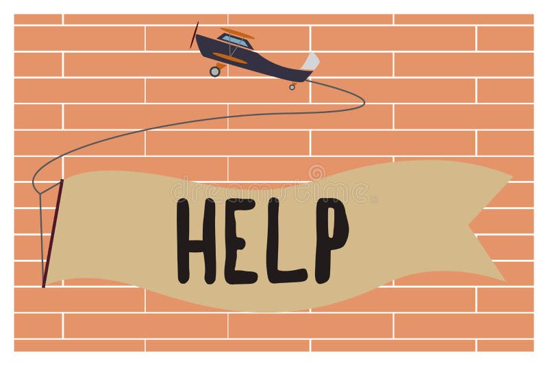 Handwriting Text Writing Help. Concept Meaning the Action of Helping ...