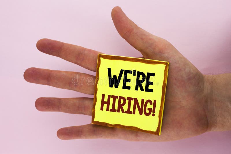 Handwriting Text Writing we are Hiring Motivational Call. Concept ... Handwriting Text Writing we are Hiring Motivational Call. Concept ...