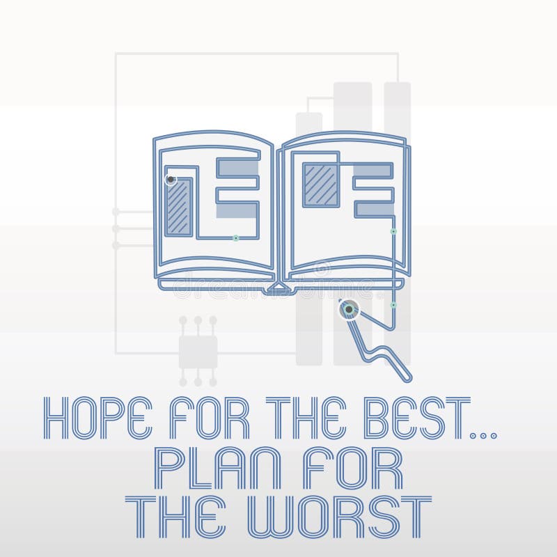 Handwriting Text Writing Hope for the Best...Plan for the Worst Stock ...