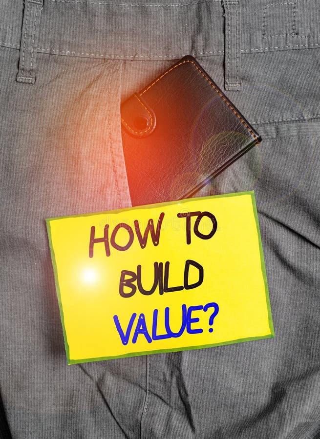 Handwriting Text Writing How To Build Value Question. Concept Meaning ...