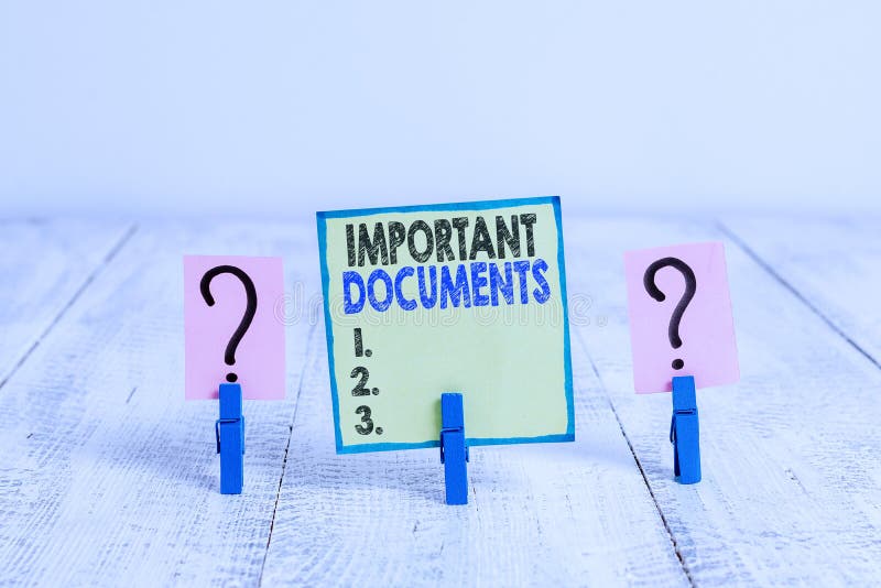 Handwriting Text Writing Important Documents. Concept Meaning More ...