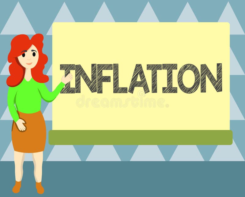Handwriting Text Writing Inflation. Concept Meaning General Increase ...