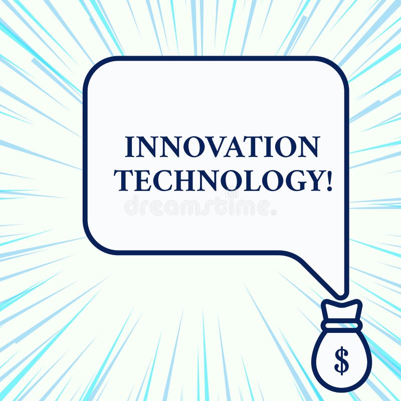 Handwriting Text Writing Innovation Technology. Concept Meaning New ...