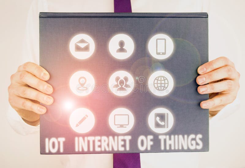 Handwriting Text Writing Iot Internet of Things. Concept Meaning ...