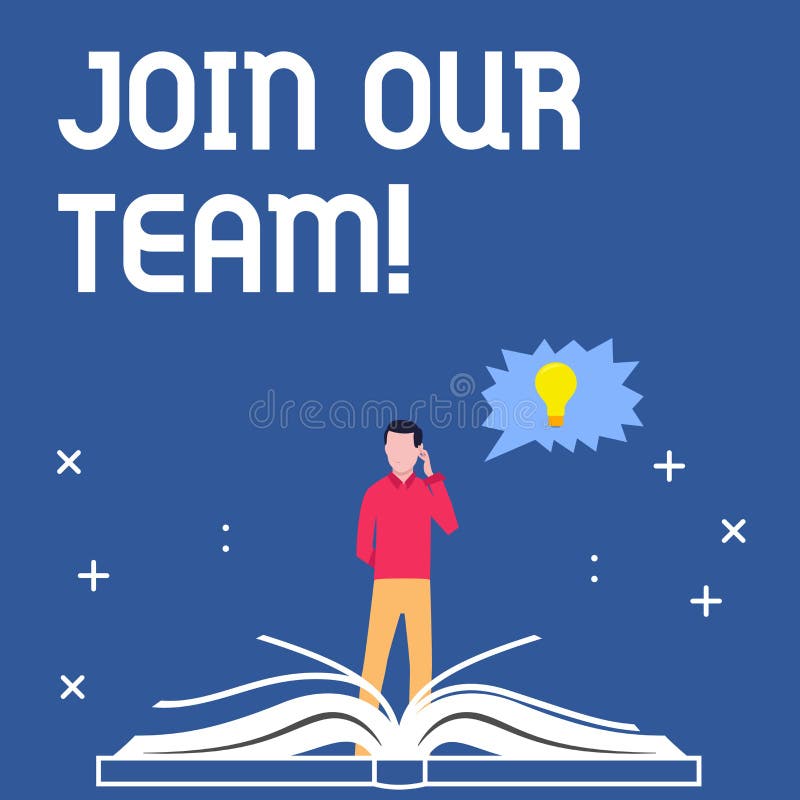 Handwriting Text Writing Join Our Team. Concept Meaning Invitation To ... Handwriting Text Writing Join Our Team. Concept Meaning Invitation To ...
