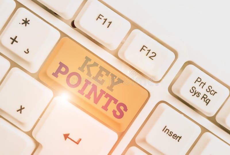 Handwriting Text Writing Key Points. Concept Meaning Most Important ...