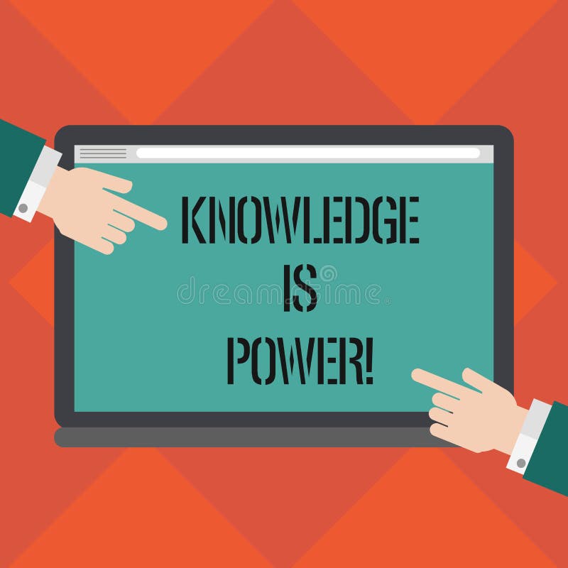 Handwriting Text Writing Knowledge is Power. Concept Meaning Knowing is ...
