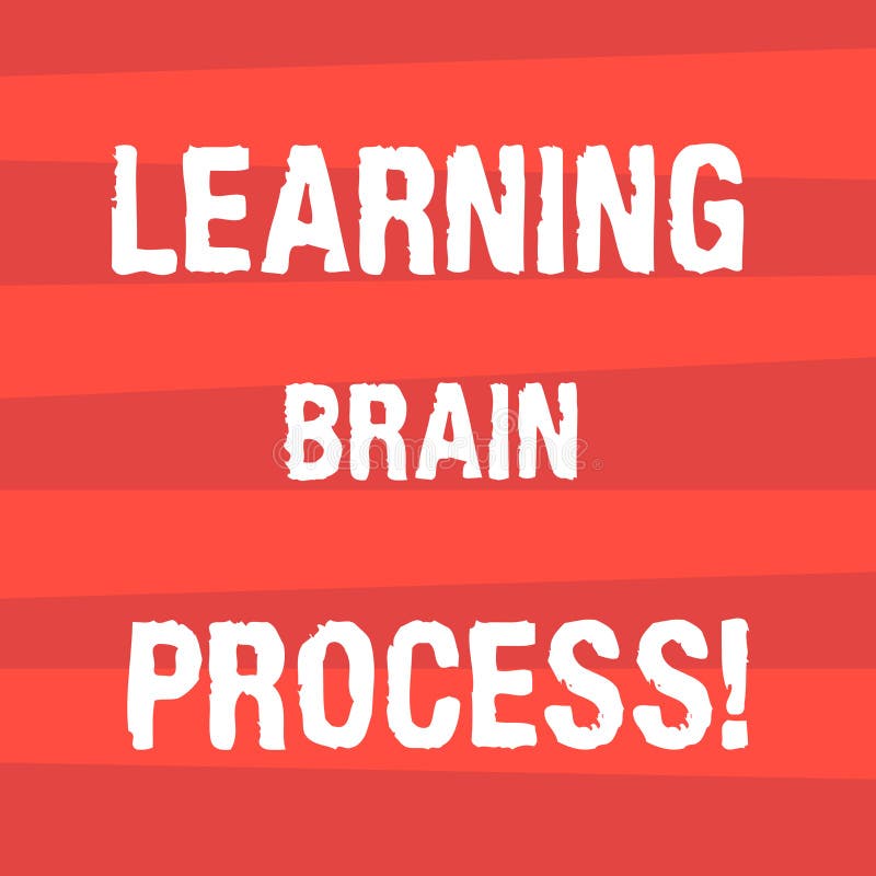 Handwriting Text Writing Learning Brain Process. Concept Meaning ...