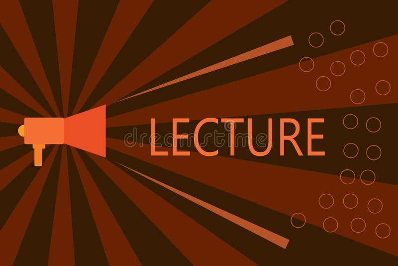 Handwriting Text Writing Lecture. Concept Meaning Educational Talk To ...