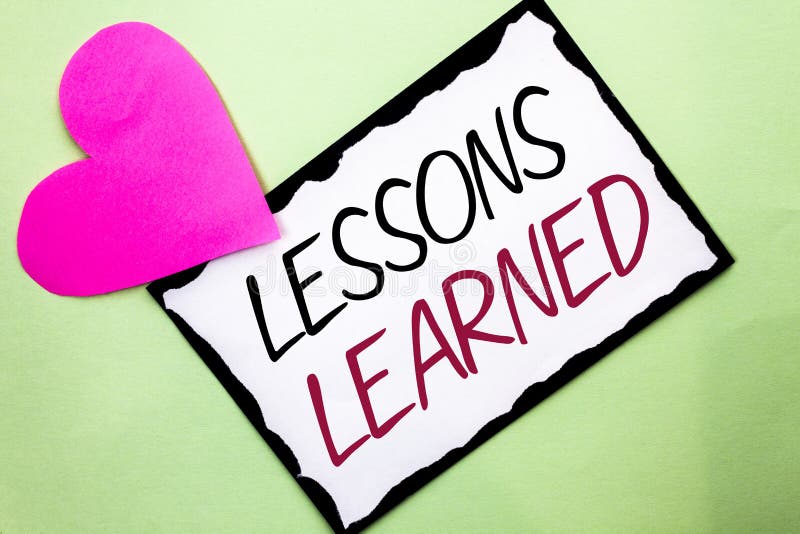 Handwriting Text Writing Lessons Learned. Concept Meaning Experiences ...