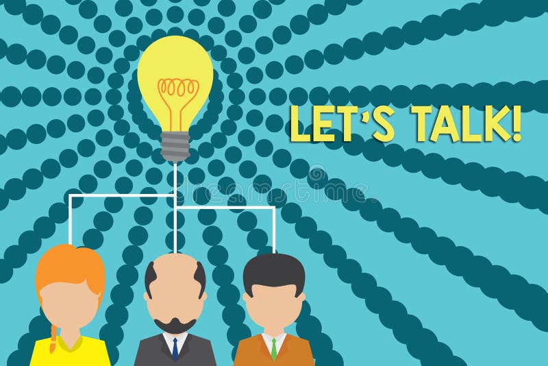 Handwriting Text Writing Let S Talk. Concept Meaning they are ...