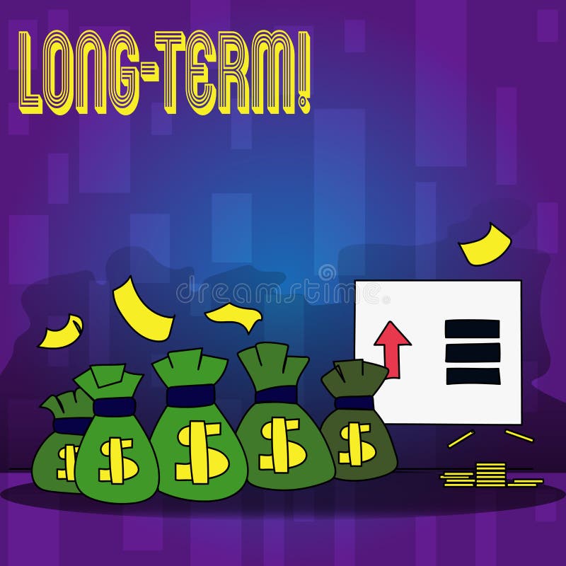 Handwriting Text Writing Long Term. Concept Meaning Occurring Over ...