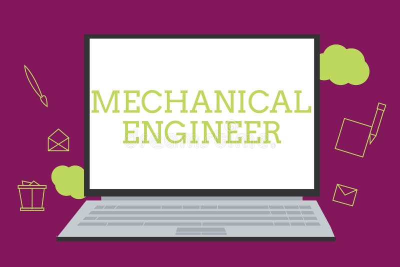 Handwriting Text Writing Mechanical Engineer. Concept Meaning Applied ...