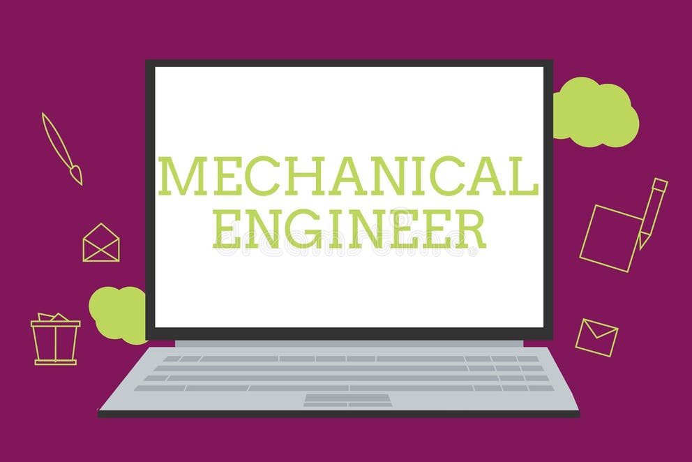 Handwriting Text Writing Mechanical Engineer. Concept Meaning Applied ...