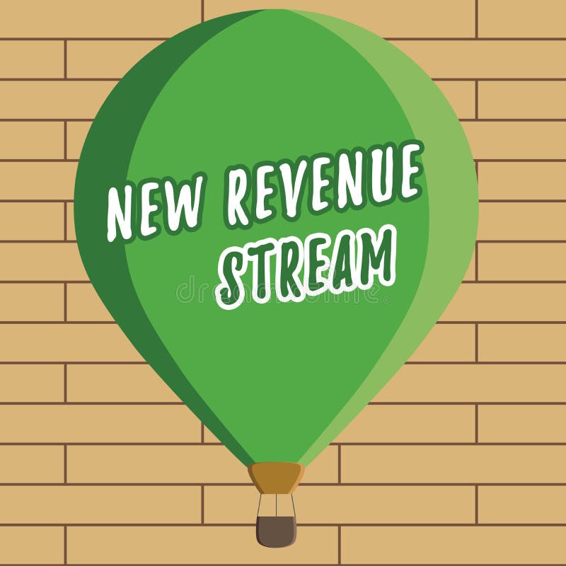 Handwriting Text Writing New Revenue Stream. Concept Meaning Additional ...