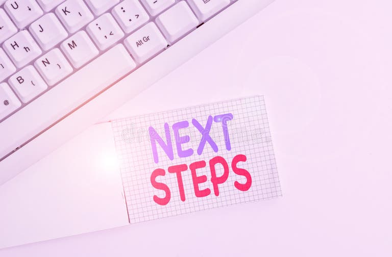 Handwriting Text Writing Next Steps. Concept Meaning Numper of Process ...