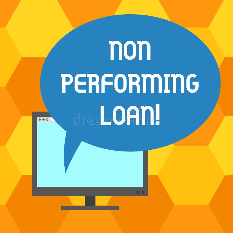 Npl Non Performing Loan Concept with Big Word or Text and Team People ...