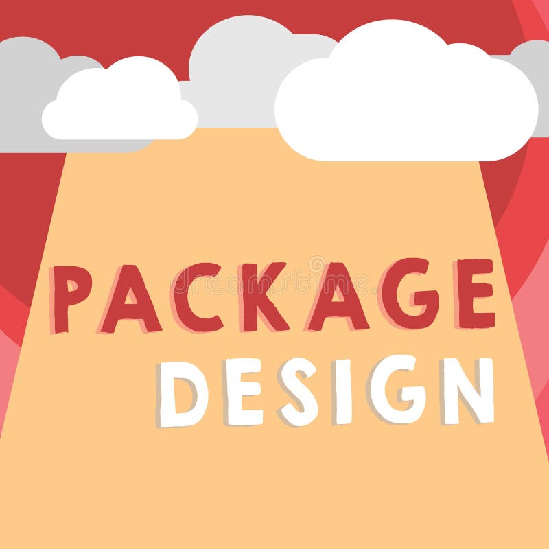 Handwriting Text Writing Package Design. Concept Meaning Strategy in ...
