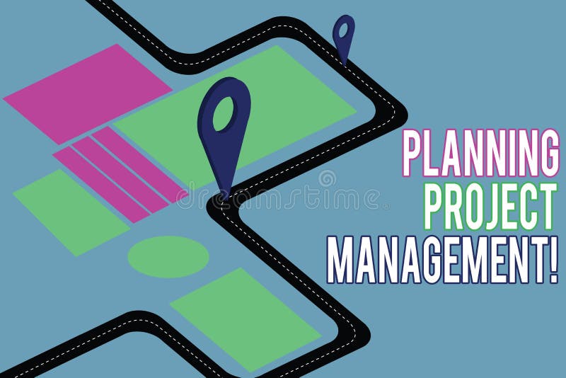 Handwriting Text Writing Planning Project Management. Concept Meaning ...