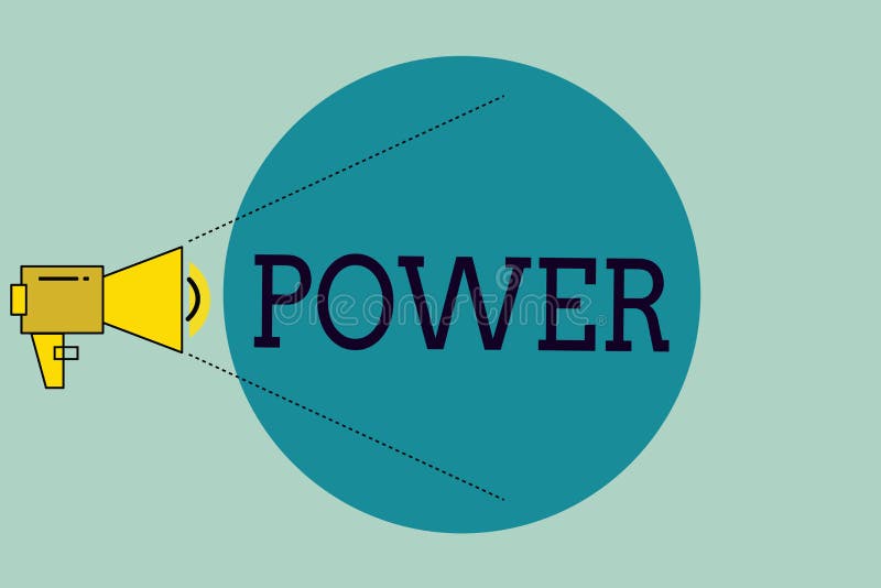 Handwriting Text Writing Power. Concept Meaning Ability Capacity To Do ...