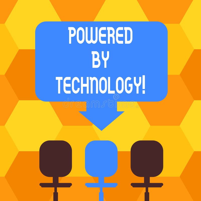 Handwriting Text Writing Powered by Technology. Concept Meaning ...