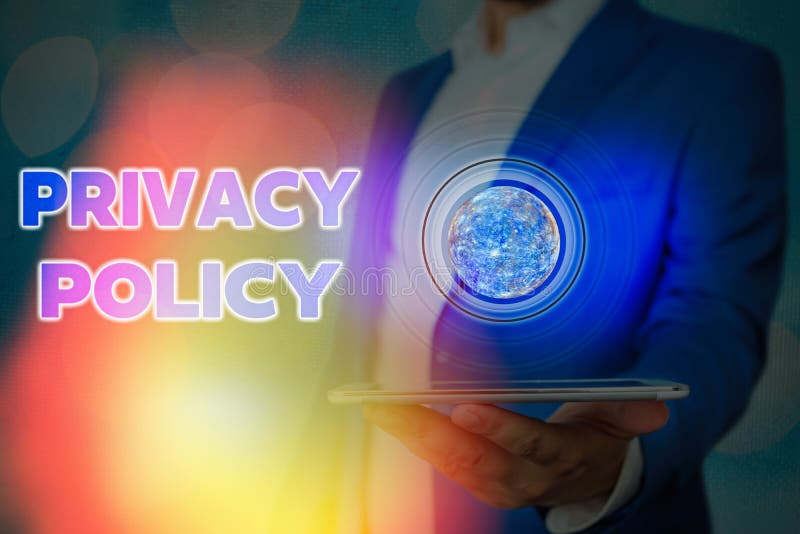 Handwriting Text Writing Privacy Policy. Concept Meaning Document that ...